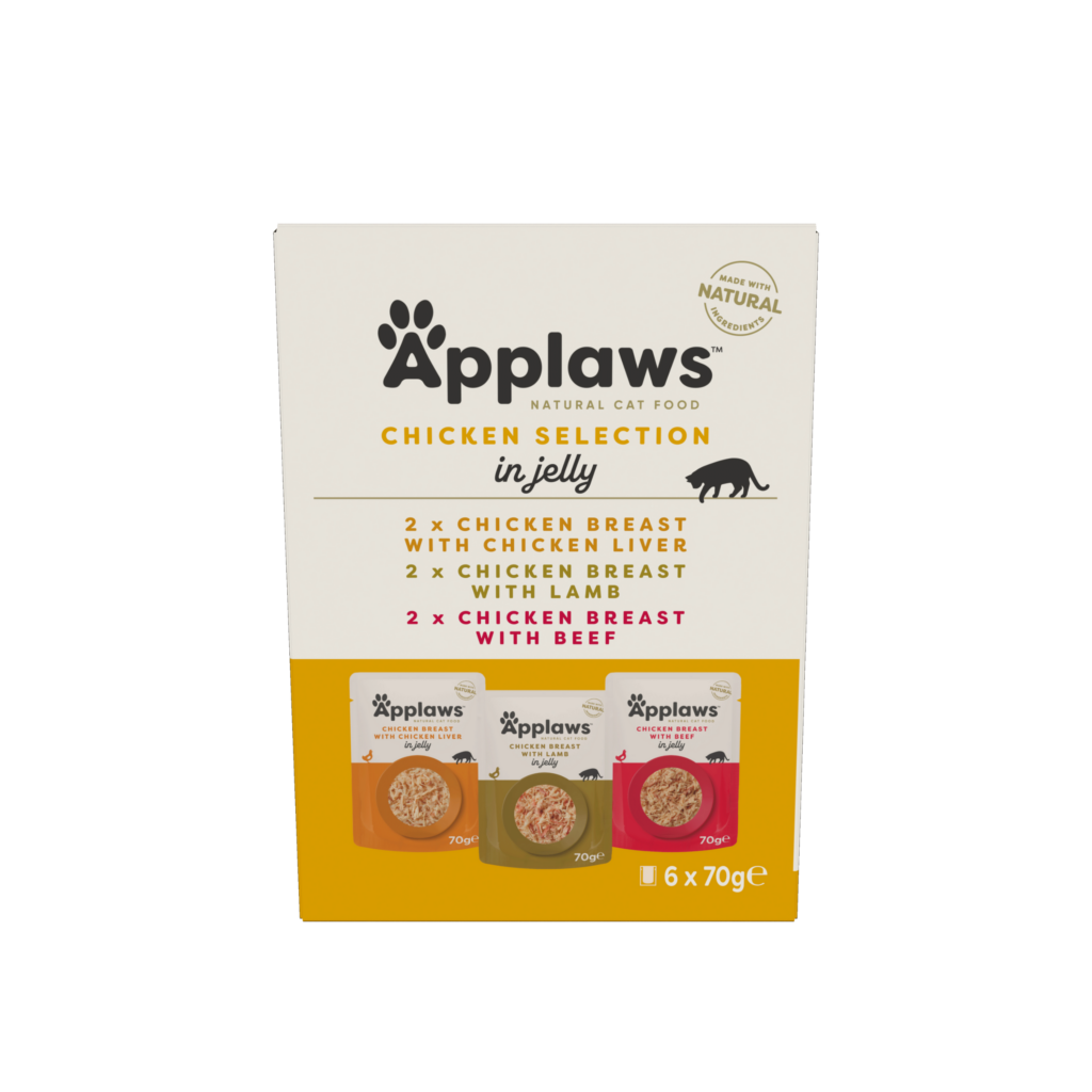 Chicken Selection in Jelly Taster Pack | 6 x 70g Pouch | Applaws UK