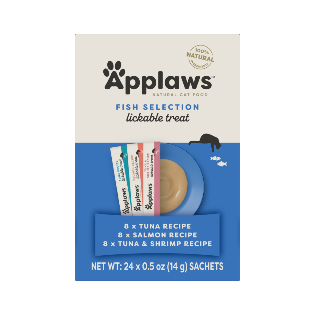 Fish Selection Lickable Treat Multipack | 24 x 0.5oz Sachet | Applaws US